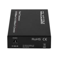 China Single Mode LC SFP POE Fiber Media Converter 10/100/1000M For IP Cameras for sale