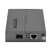 China Gigabit Fiber Ethernet Media Converter Unmanaged SFP Slot DC5V Rack-Mount Design CE for sale
