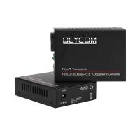 China Single Fiber WDM Optic Media Converter Gigabit Unmanaged 14-Slot Rack Mountable 20KM for sale