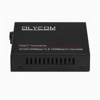 China Gigabit PoE Media Converter Singmode SC Fiber 20km 1310/1550nm DC48V Unmanaged for sale