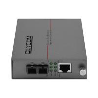 China 10/100M Ethernet Fiber Media Converter SC Connector Rack Mountable Unmanaged DC5V LFPT for sale