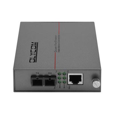 China 10/100M Ethernet Fiber Media Converter SC Connector Rack Mountable Unmanaged DC5V LFPT for sale
