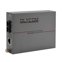 China 30W PoE Media Converter Gigabit Fiber Optic Ethernet Rack Mounted Duplex SC Port AC Input for sale