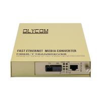 China Single Core Fiber Ethernet Media Converter Unmanaged WDM 1310/1550nm 220V AC Input for sale