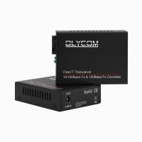 China WDM Fast Ethernet Media Converter LFPT Fiber Optic Unmanaged 20KM SC Port CE for sale