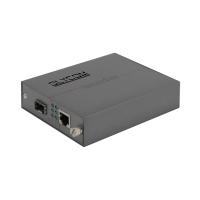 China SFP Fiber Optic Ethernet Media Converter Megabit Rack Mountable Unmanaged LFPT DC5V for sale