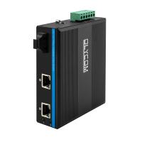 China POE SC Connector Dual Fiber Industrial Switch Hub With 2 RJ45 Ports Network Switch for sale
