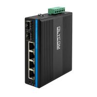 China 6 Port Industrial Ethernet Switch Gigabit Network 100/1000M SFP Fiber Unmanaged Realtek Chip for sale
