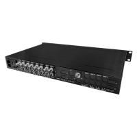 China 16 Port AHD CVI TVI CVBS Video To Fiber Converter HD 1080P CCTV Monitoring AC220V for sale