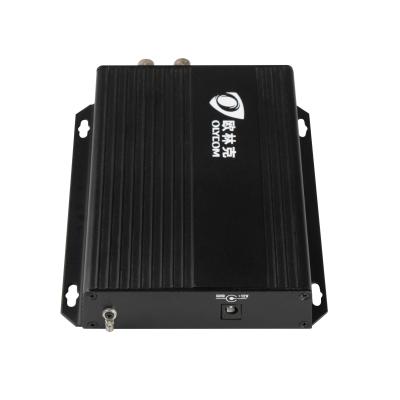 China 3G-SDI Video Optical Transmitter Receiver BNC Port With 2 SDI Output DC12V SFP Slot for sale