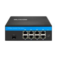 China 8 Ports Gigabit Fiber Switch With POE 30W And 1 Uplink SFP Port Din Rail for sale