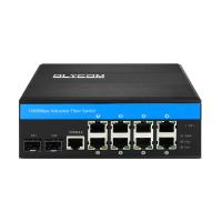 China Industrial Managed Ethernet Gigabit 2.5G SFP Switch LC Connector 8 Port UTP Copper for sale
