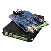 China AV Balanced Audio RS422 RS485 Video Media Converter DC5V 2A ST Fiber 30km for sale
