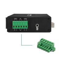 China 20KM 2 Port Industrial Fiber Switch Gigabit Network SFP Fiber Unmanaged CE IP40 for sale