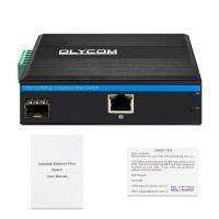 China Industrial Ethernet Media Converter Gigabit Din Rail Dual Power Input Unmanaged for sale