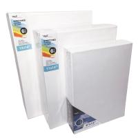 China Custom Size 280g Cotton Stretched Canvas Lienzos Para Pintar Canvases For Painting for sale