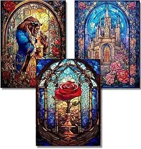 China 30x40cm Round 5D Diamond Art Painting Kits DIY Diamond Painting Set For Kids Adults for sale