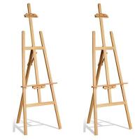 China Adjustable Wooden Easel Stand Wedding , Multi Purpose Canvas Easel Stand OEM for sale