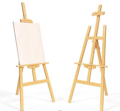 China Foldable Tripod Wooden Display Easel 120cm 145cm 175cm Art Easel Stand FSC Approved for sale