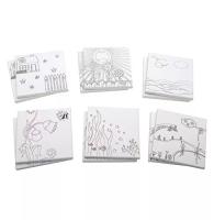 China Beginner Friendly Pre Drawn Art Canvas Oil Painting Set Landscape Style for Kids for sale