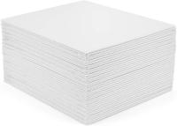 China 10''X8'' Pure Cotton Blank Canvas Panel Board 24 Pack 3mm Thickness for sale