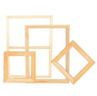 China Customizable Art Painting Frame DIY Wooden Nature Color Stretched Canvas Bar for sale