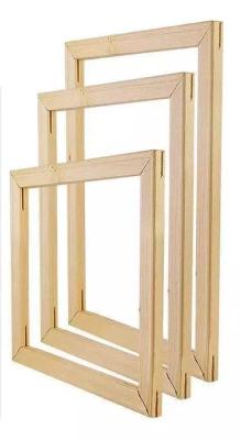 China Bulk Customize Size Canvas Stretcher Bars Wood Frame For Canvas Stretching for sale