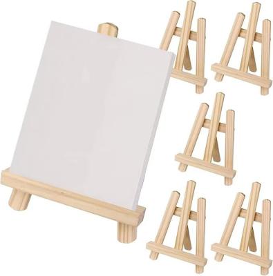 China 8 Inch Mini Tabletop Wooden Display Easel Sketch Easel Stand For Artists Painting for sale