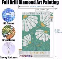 China Custom Flower Diamond Painting Kits Funny DIY Crafts For Kids And Adults for sale
