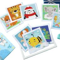 China Cute Animals Diamond Painting Kits , Kids Full Drill Diamond Art Canvas Kit for sale