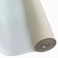 China 280-380g Acid Free Linen Canvas Rolls Pure White Easy Cut Water Resistant for sale