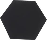 China 30x30cm Hexagon Black Canvas Boards Matte Finish For Artists Painting for sale