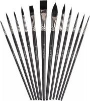 China Nylon Hair Acrylic Painting Art Brushes Set Artist Watercolor Face Paint Brush Set for sale