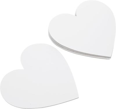 China OEM Heart Shaped Blank Canvas Panels boards Primed Acid Free For Beginners And Artist for sale