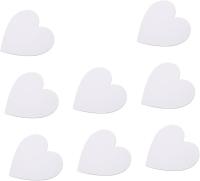 China 100% Pure Cotton Painting Canvas Panel Heart Shape 15cm Diameter Canvas Art Boards for sale
