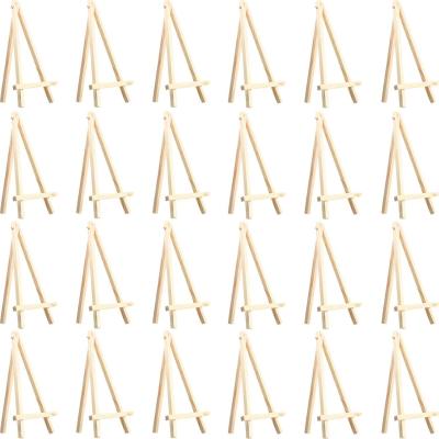 China Multi Purpose Wooden Easel Display Stand A Frame Tabletop Art Display Easel Mini for sale