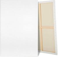 China 100% Cotton Big Blank Canvas Boards Pre Stretched Canvases For Oil Watercolor Painting for sale