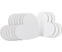 China 3mm Thickness Heart Shape Canvas Board Panels For Students And Professional Artists for sale