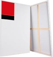 China 24X36 Blank Pure Or Linen Cotton Large Stretched Canvas With Wood Frame For Oil Painting for sale