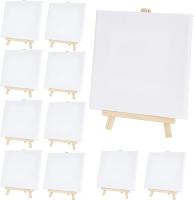 China Small Canvas Painting Set For Beginners , Art Stretched Canvases Panels Pack With Easel for sale