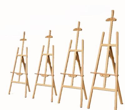 China 80cm 105cm 125cm Wooden Desktop Easel for Announcement Boards Paintings or Canvases for sale