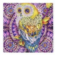 China Owl 5D DIY Diamond Art Kits Full Drill Diamond Painting Set For Relaxation Gem Arts for sale