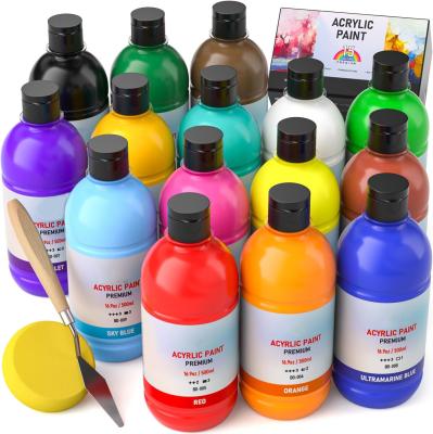 China 25 Colors Large Set Acrylic Paint Non Toxic Art Painting Supplies For Artist Beginner for sale