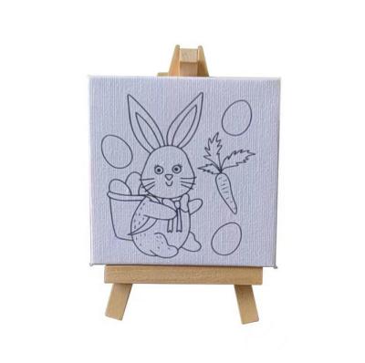 China Pre Printed Canvas Painting Kits Stretched Coloring Painting Canvas Boards With Brushes For Handmade Creations for sale