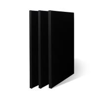 China ECO-Friendly 280g/380g Black Stretched Canvas Artist Canvas Custom Size for Oil/Acrylic Paints for sale