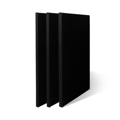 China ECO-Friendly 280g/380g Black Stretched Canvas Artist Canvas Custom Size for Oil/Acrylic Paints for sale