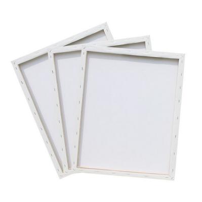 China Custom Size 100% Cotton Stretched Canvas Board with Matte Finish for Oil Painting and Eco-Solvent Latex UV Ink Support for sale