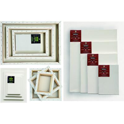 China Factory Direct Sale 16*20 Round Shape White Blank Stretched Canvas for Oil Painting for sale
