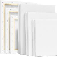 China 280/380g Thickness Matte Finish Stretched Canvas Board for Oil Painting for sale