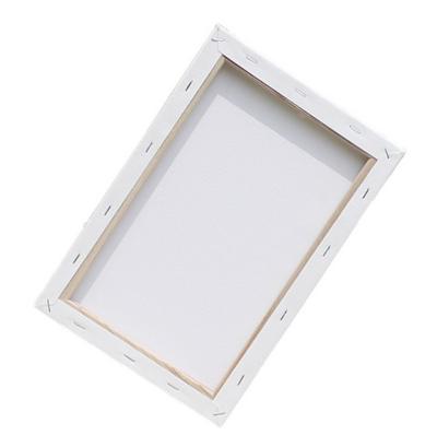 China Customized Size 100% Cotton Stretched Canvas Board with Matte Finish for Oil and Acrylic Painting for sale
